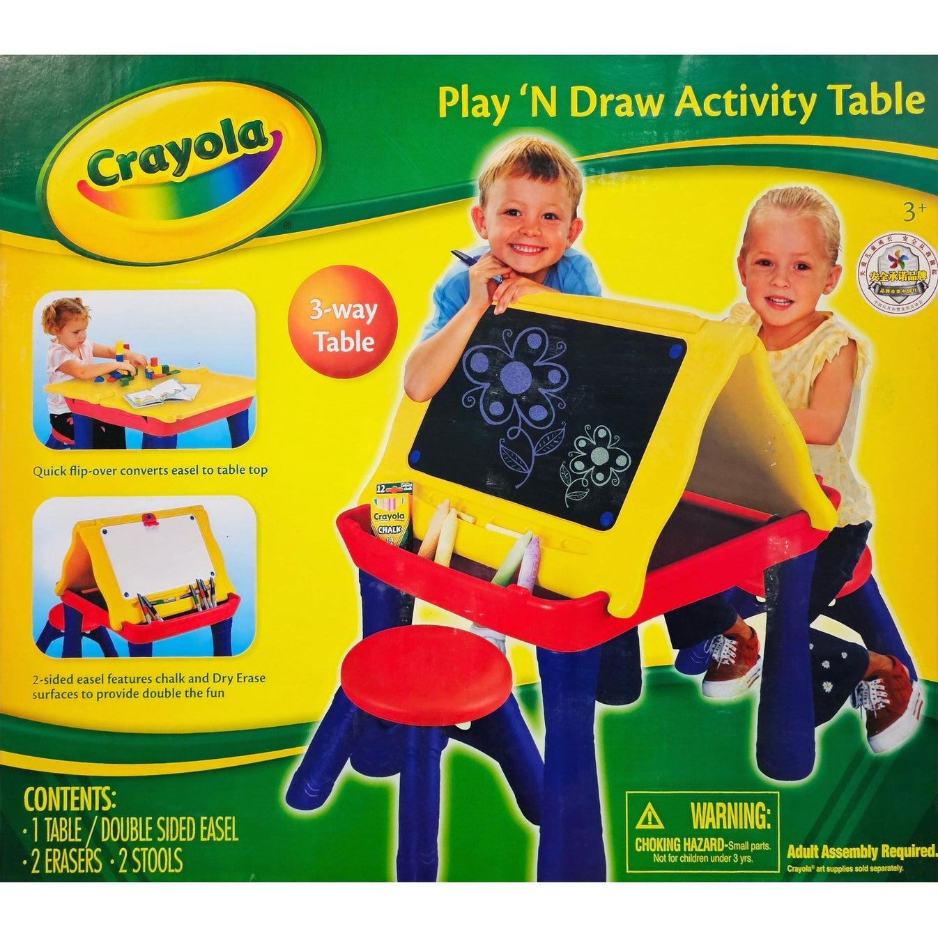 Crayola Play 'N Draw 3-Way Activity Table - Toyland Treasures