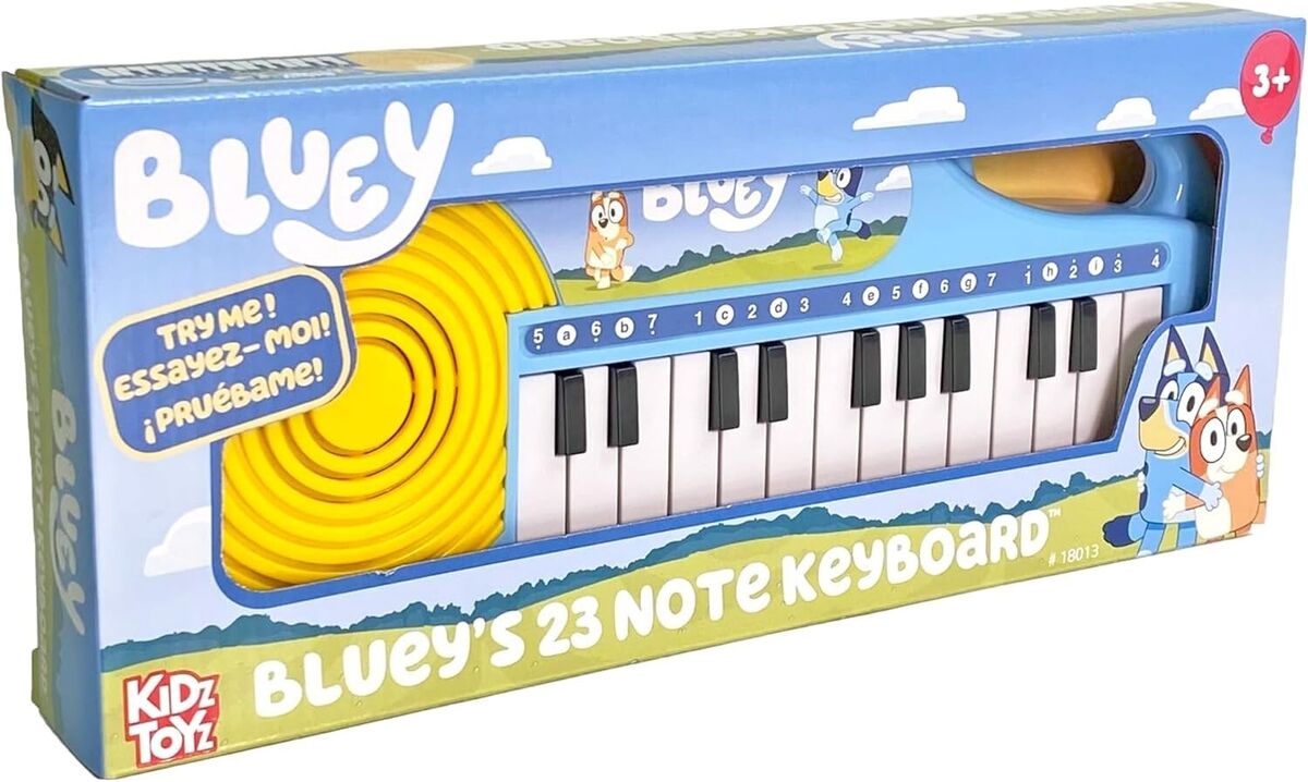 Bluey 23-Note Keyboard – Kids Piano Toy with Sounds & Songs - Toyland ...