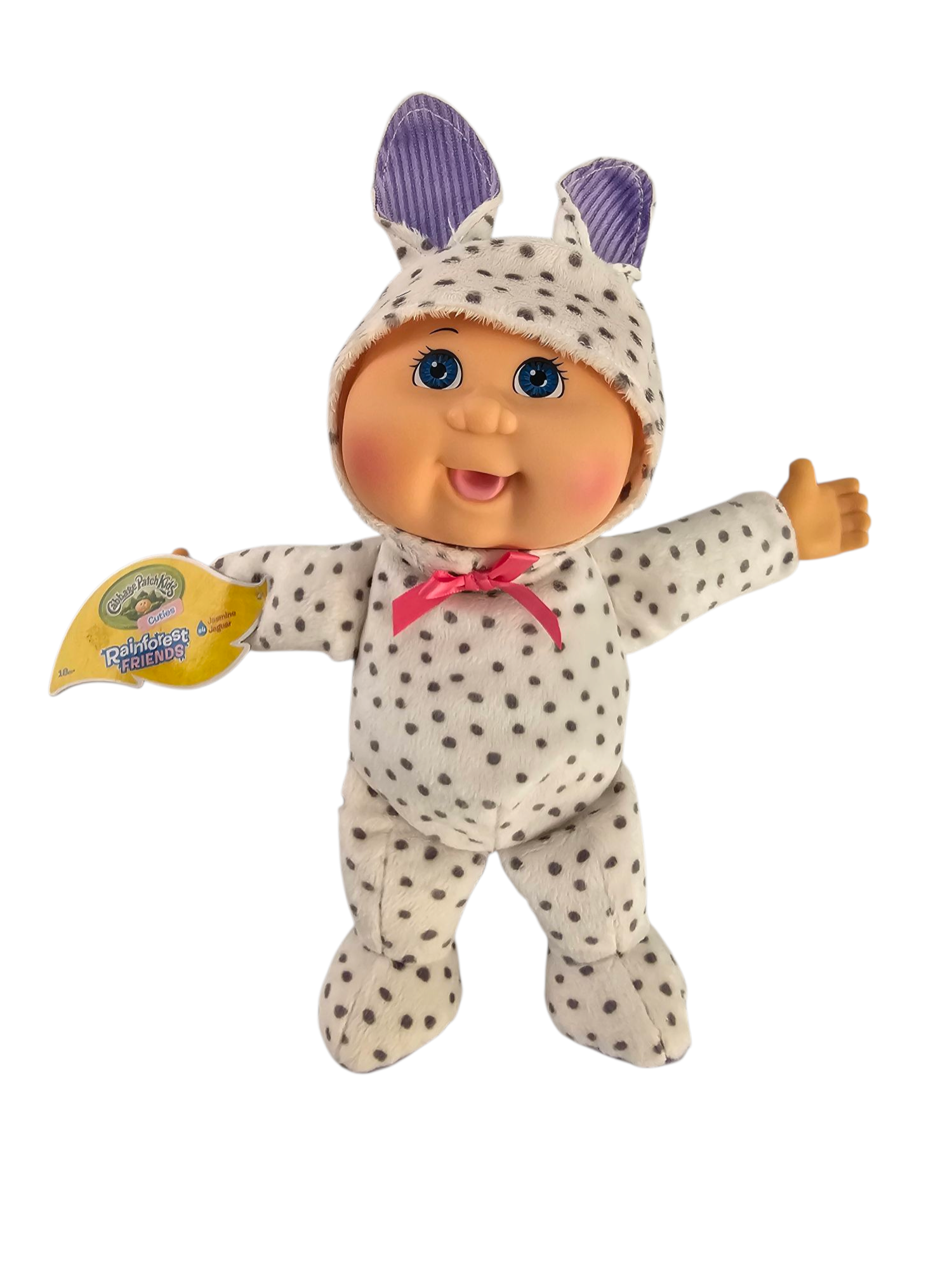 Cabbage Patch Dolls Rainforest Friends Doll - Pink Bow - Toyland Treasures