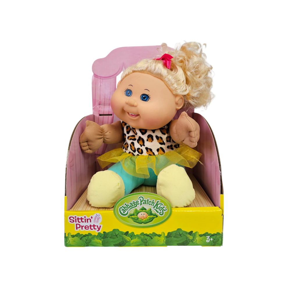 Cabbage Patch Kids Sittin Pretty Doll - Leopard - Toyland Treasures