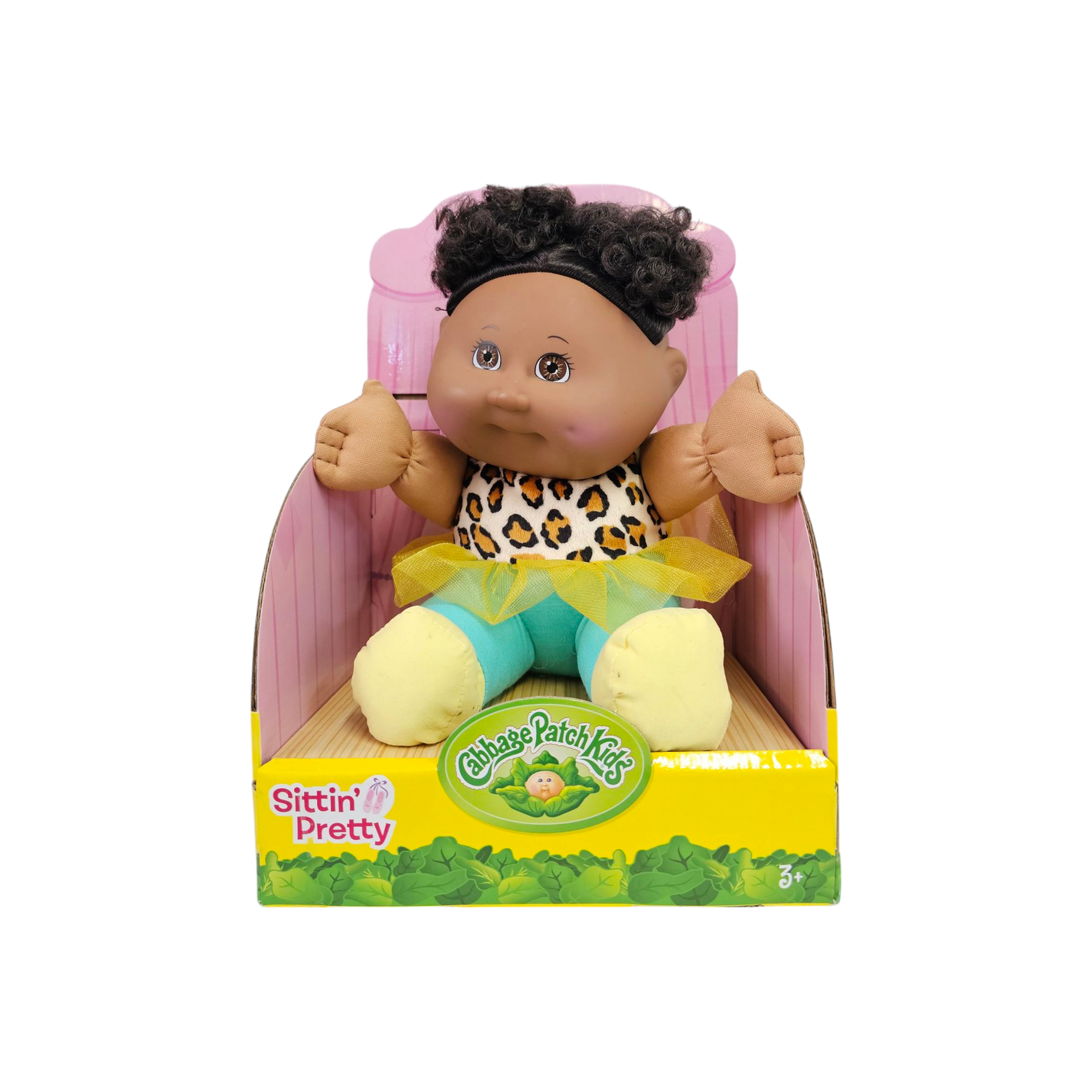 Cabbage Patch Kids Sittin Pretty Doll - Leopard - Light Skin/Blonde ...