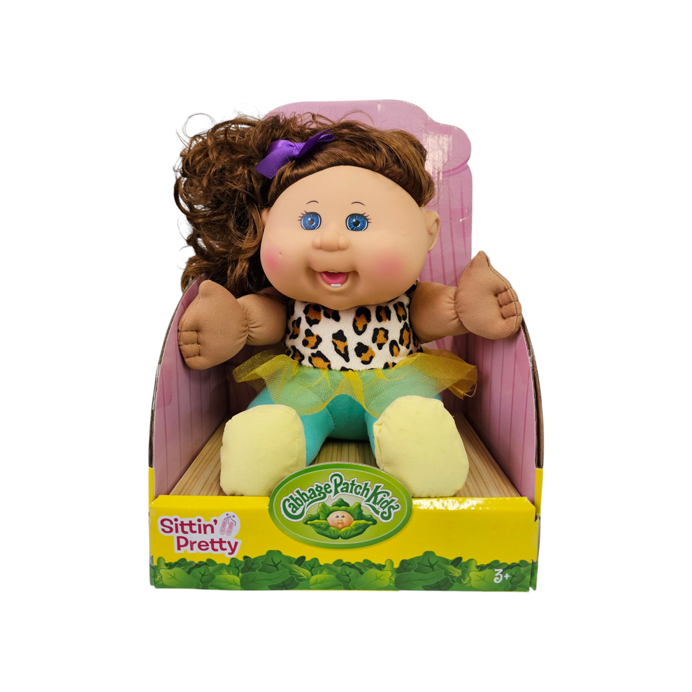 Cabbage Patch Kids Sittin Pretty Doll - Leopard - Toyland Treasures