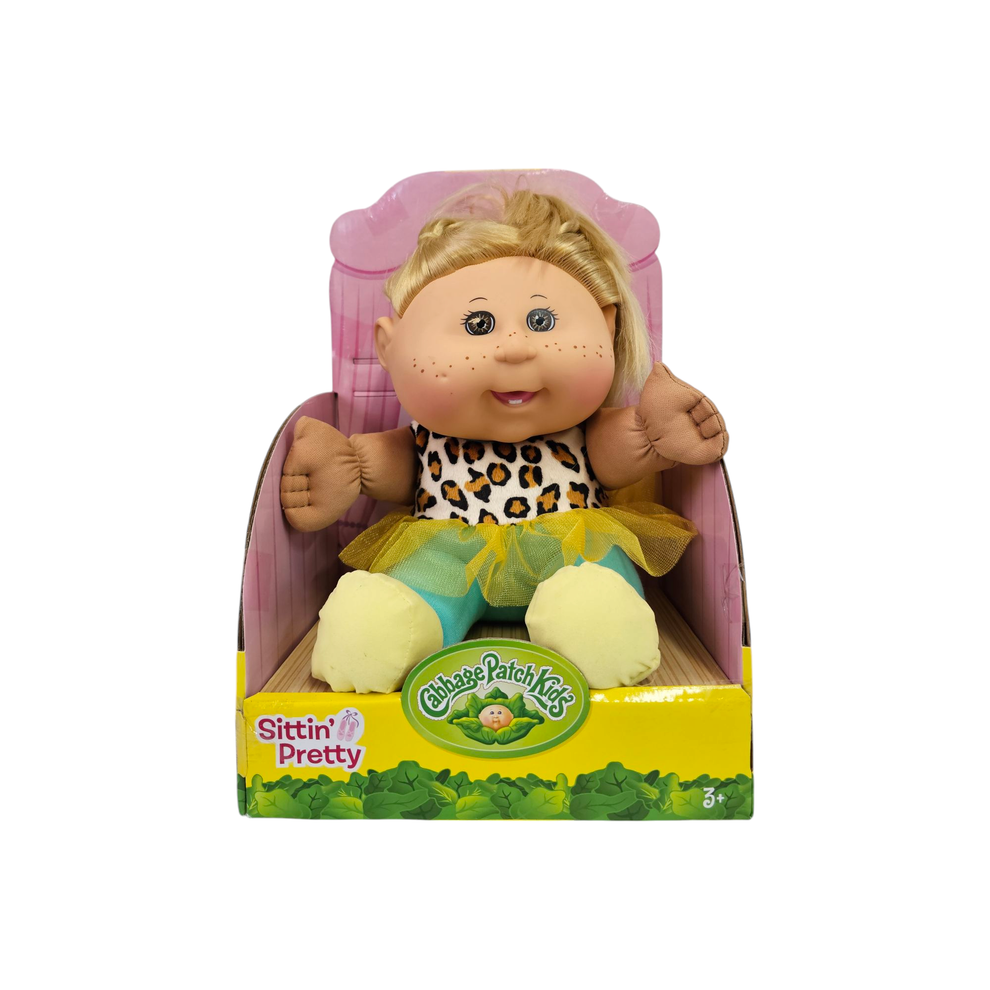 Cabbage Patch Kids Sittin Pretty Doll - Leopard - Toyland Treasures
