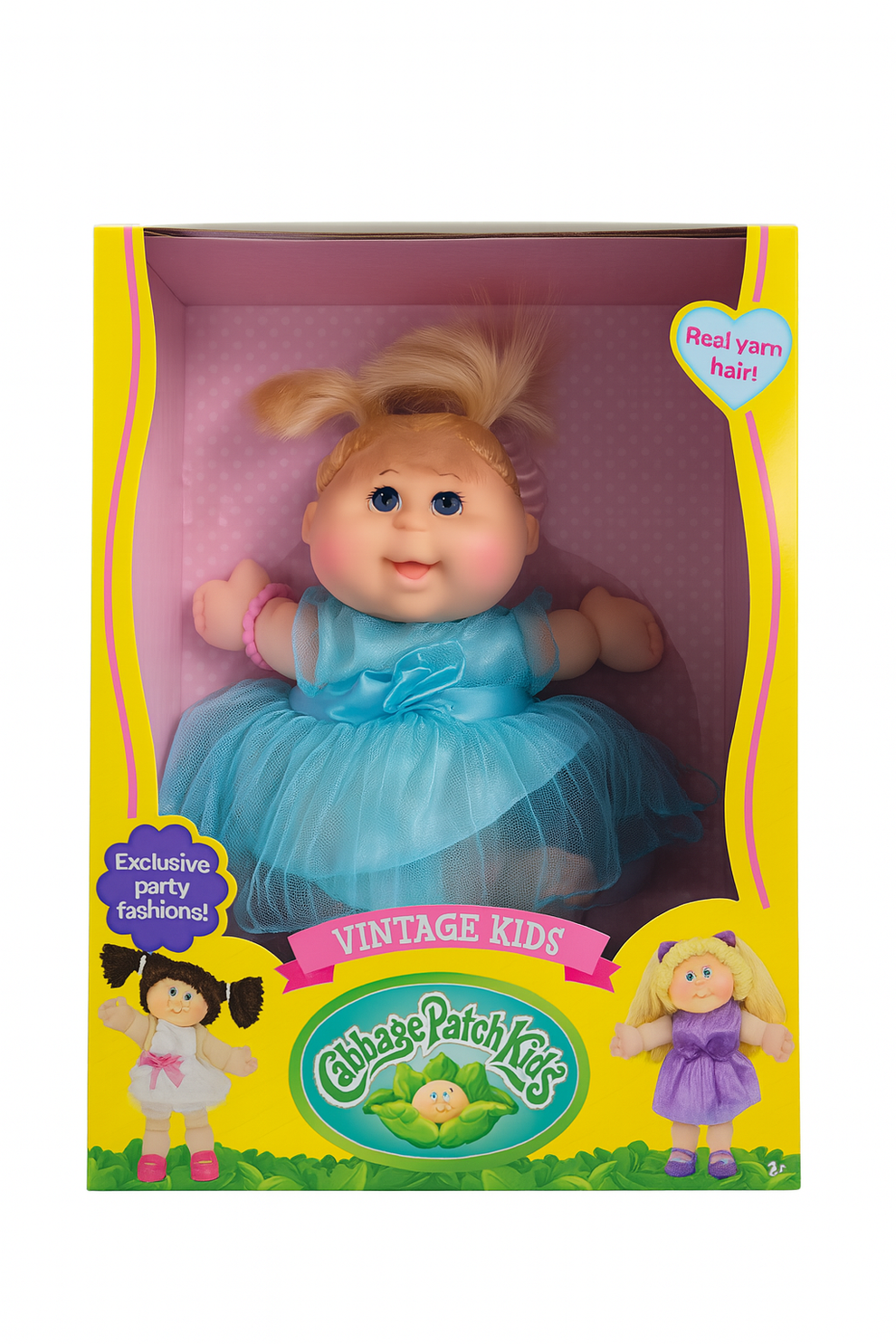 Cabbage Patch Kids Vintage Kids 16"- Blue Dress - Style 4 - Toyland ...