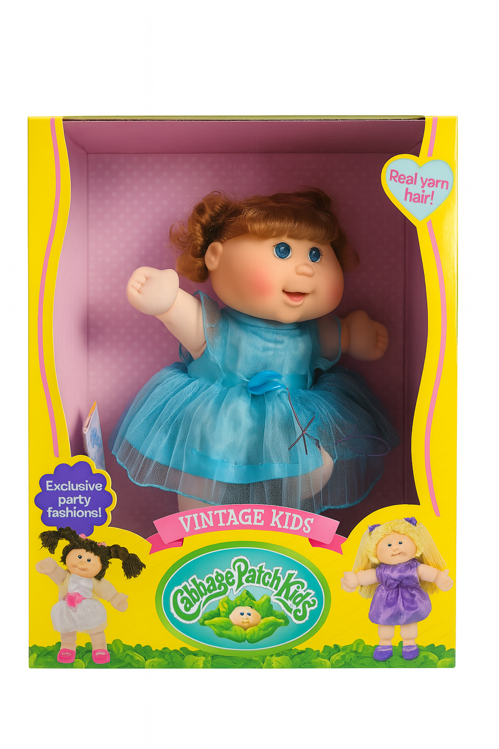 Cabbage Patch Kids Vintage Kids 16"- Blue Dress - Style 4 - Toyland ...