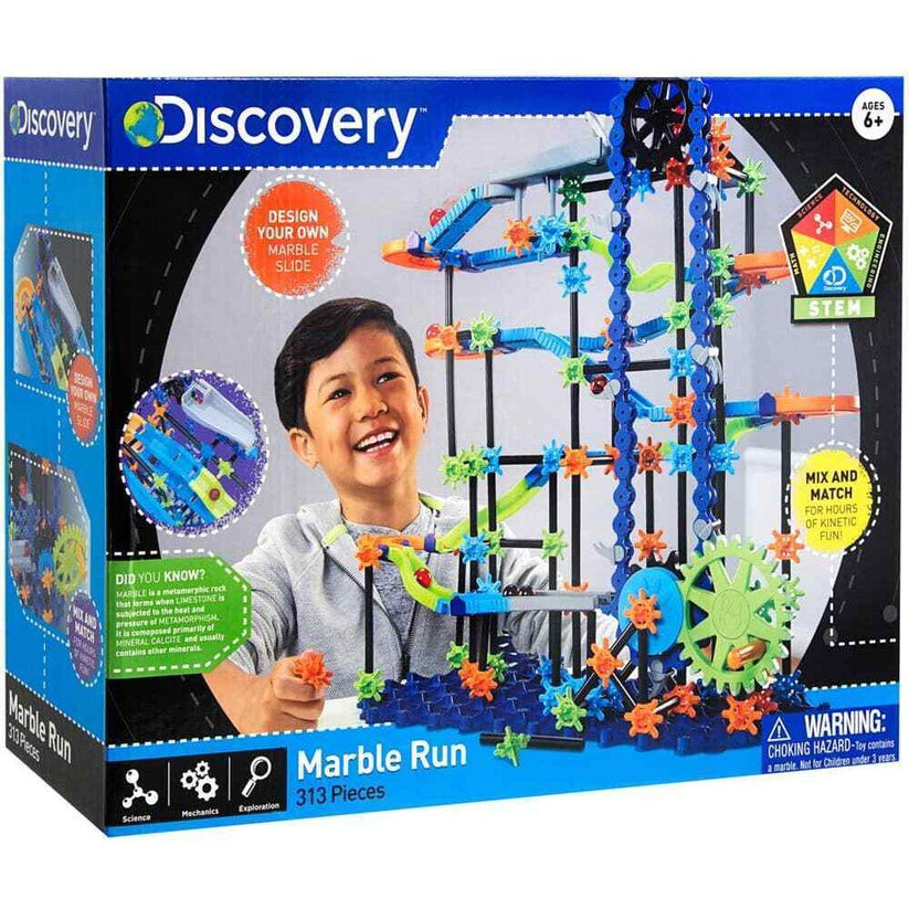 Discovery Marble Run - 313 Pieces - Toyland Treasures