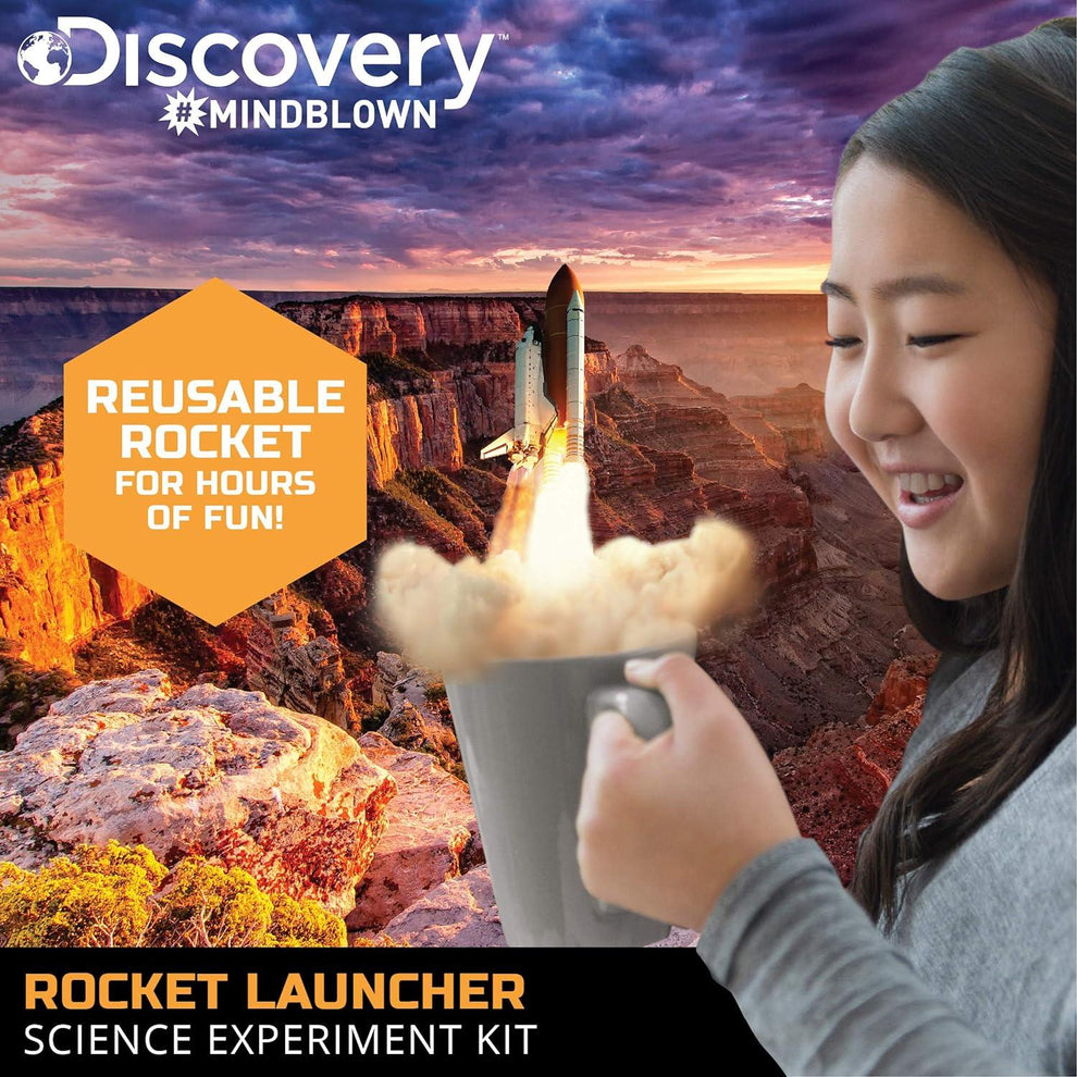 Discovery Mindblown Rocket Launcher STEM Science Experiment Kit ...