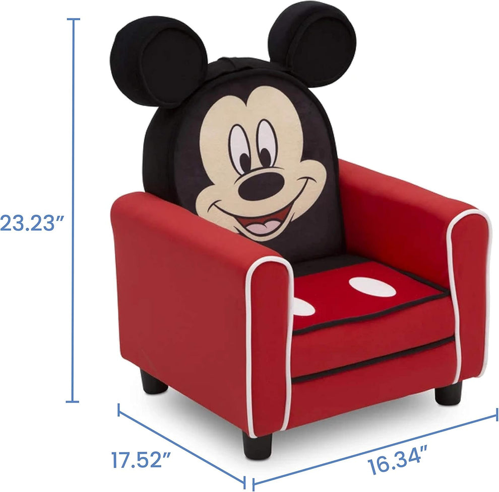 Disney Mickey Mouse Clubhouse Upholstered Kids Chair - Toyland Treasures