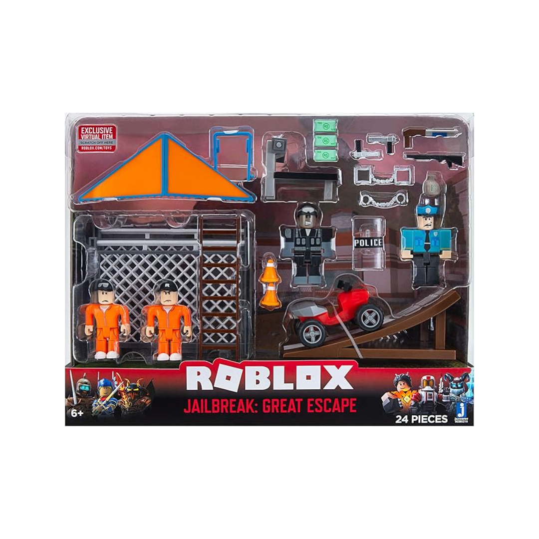 Jazware Roblox Jailbreak Great Escape Action Figure Set - Toyland Treasures
