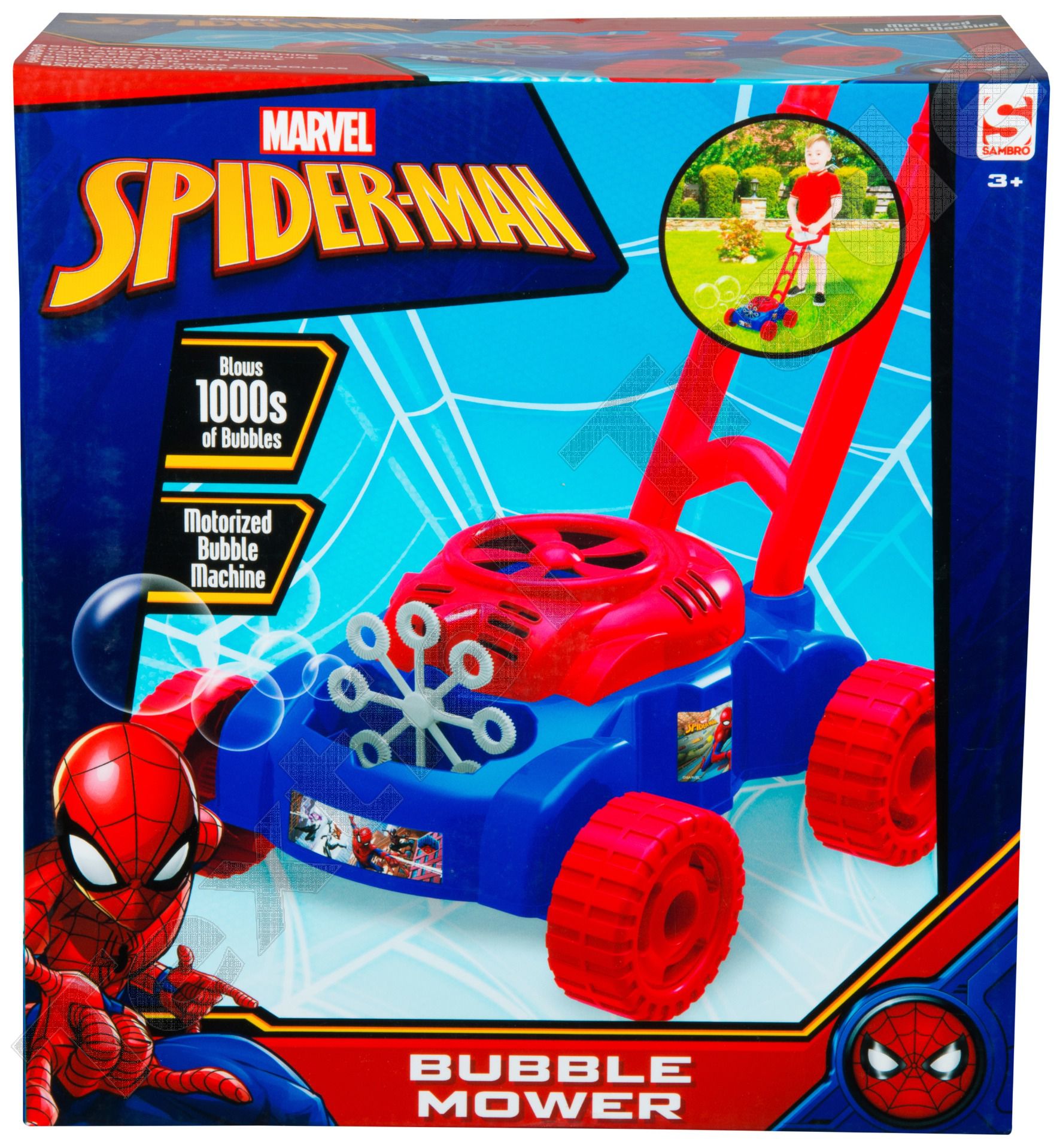 Marvel Spider-Man Bubble Mower - Toyland Treasures
