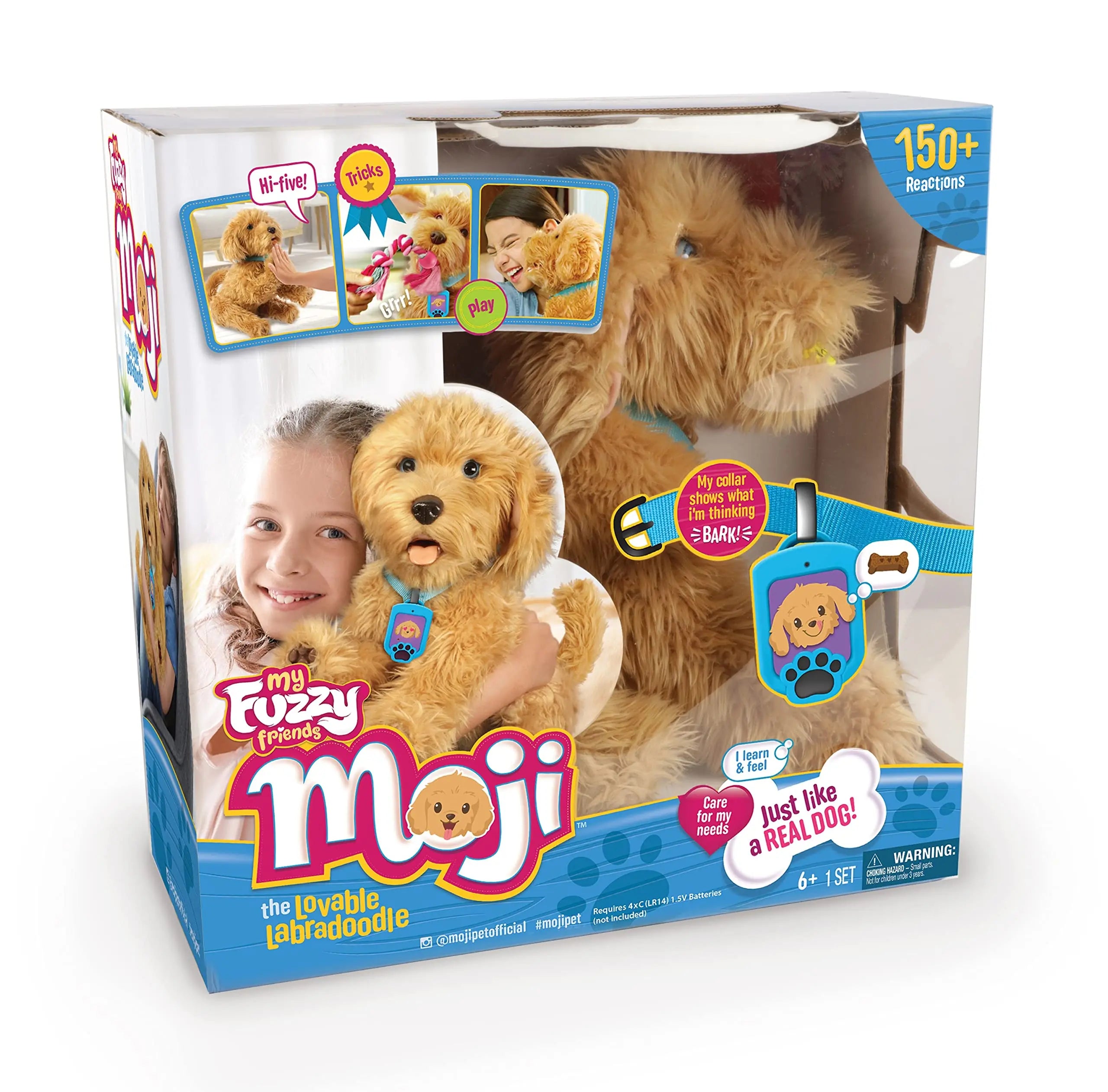 Moji Labradoodle Interactive Plush Puppy | AU - Toyland Treasures