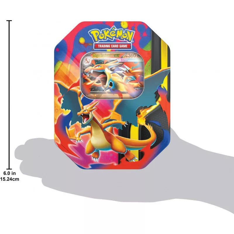 Pokemon TCG Mega Charizard ex Tins - Assorted - Toyland Treasures