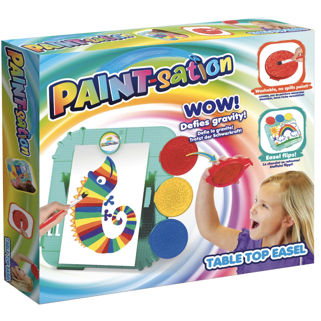 Paint-Sation Table Top Easel Paint Set - Toyland Treasures