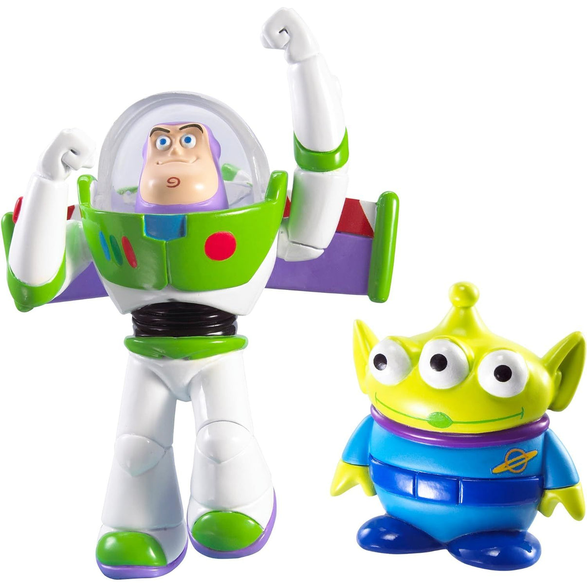 Disney Toy Story Flying Buzz Lightyear and Alien Toy Figurines ...