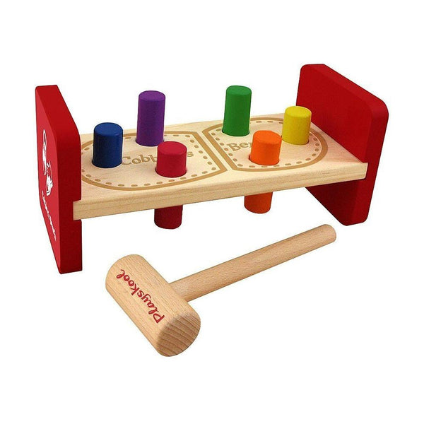 Hasbro Playskool Cobbler's Real Wooden Hammer Toy - Toyland Treasures